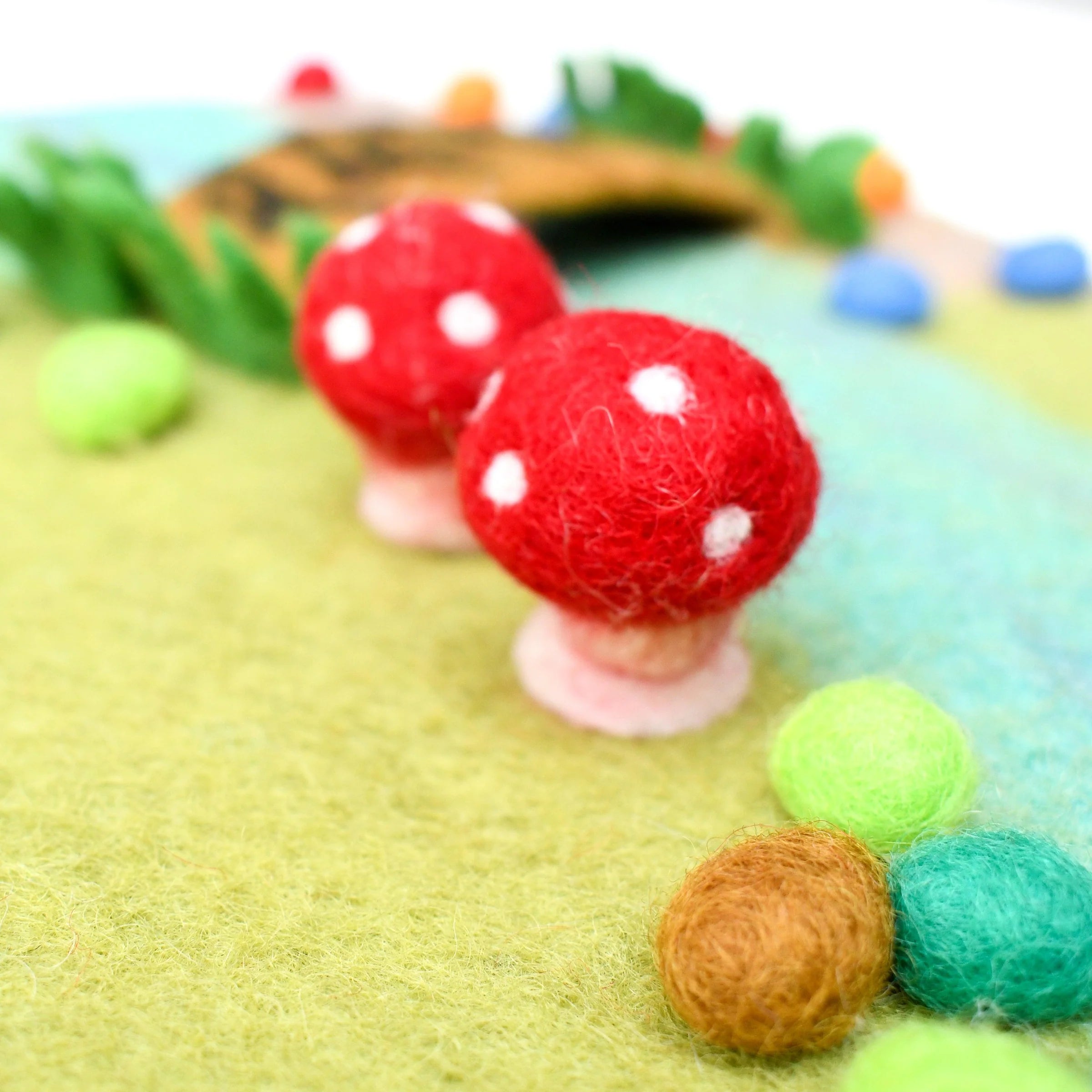 Tara Treasures Fairy River And Bridge Play Mat Playscape – nurture thy seed